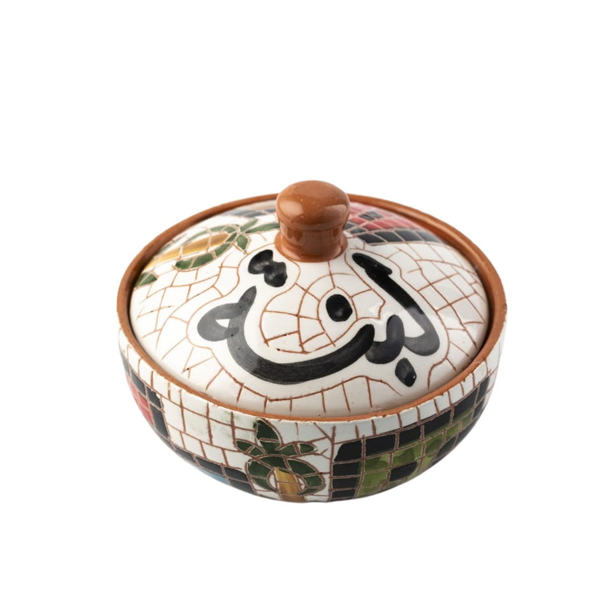 Ceramic Plate Labneh – Traditional Pottery | Khairat Bladi